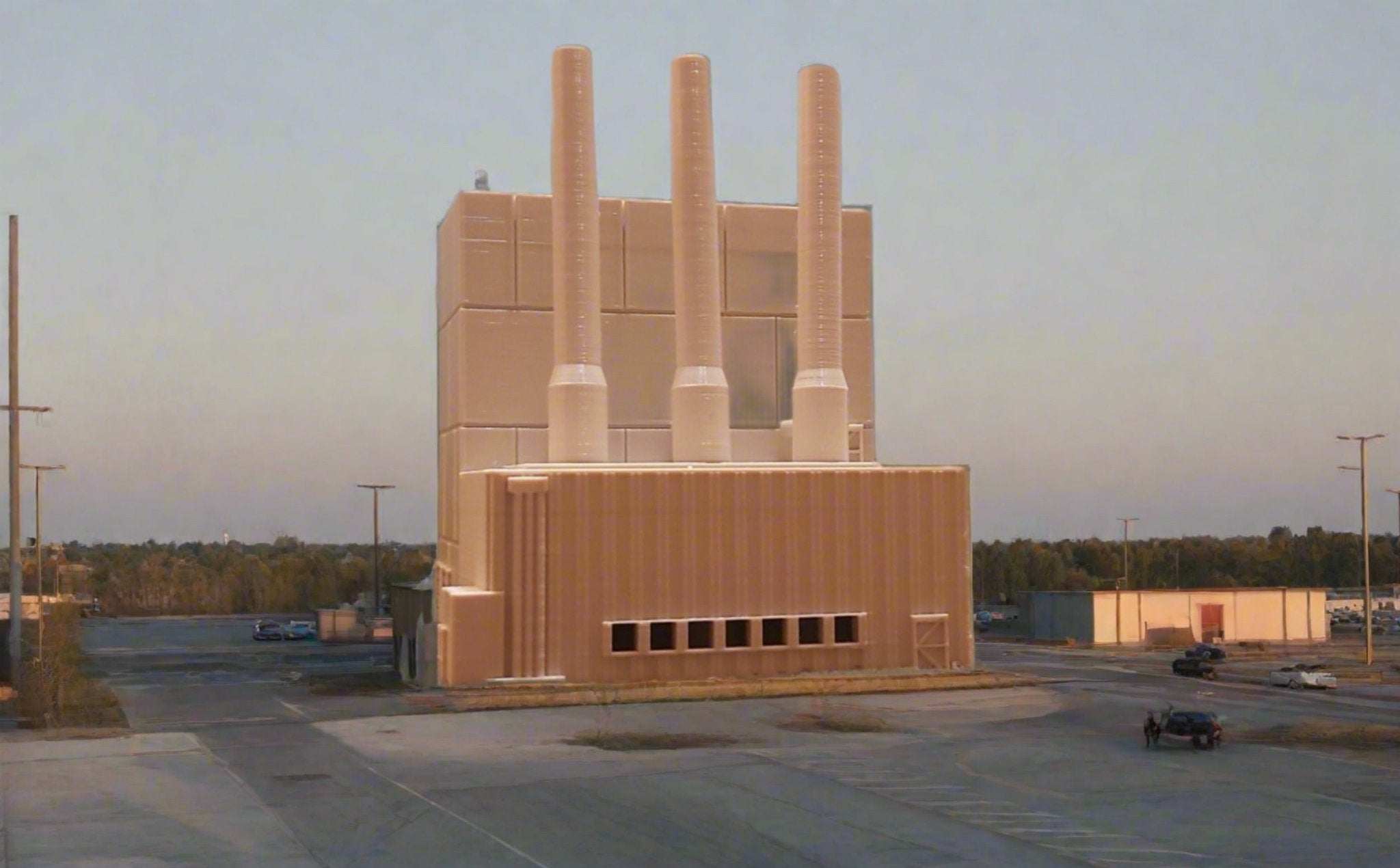 Discover Wapiti's N Scale Power Plant Deluxe – a pre-cast concrete ...