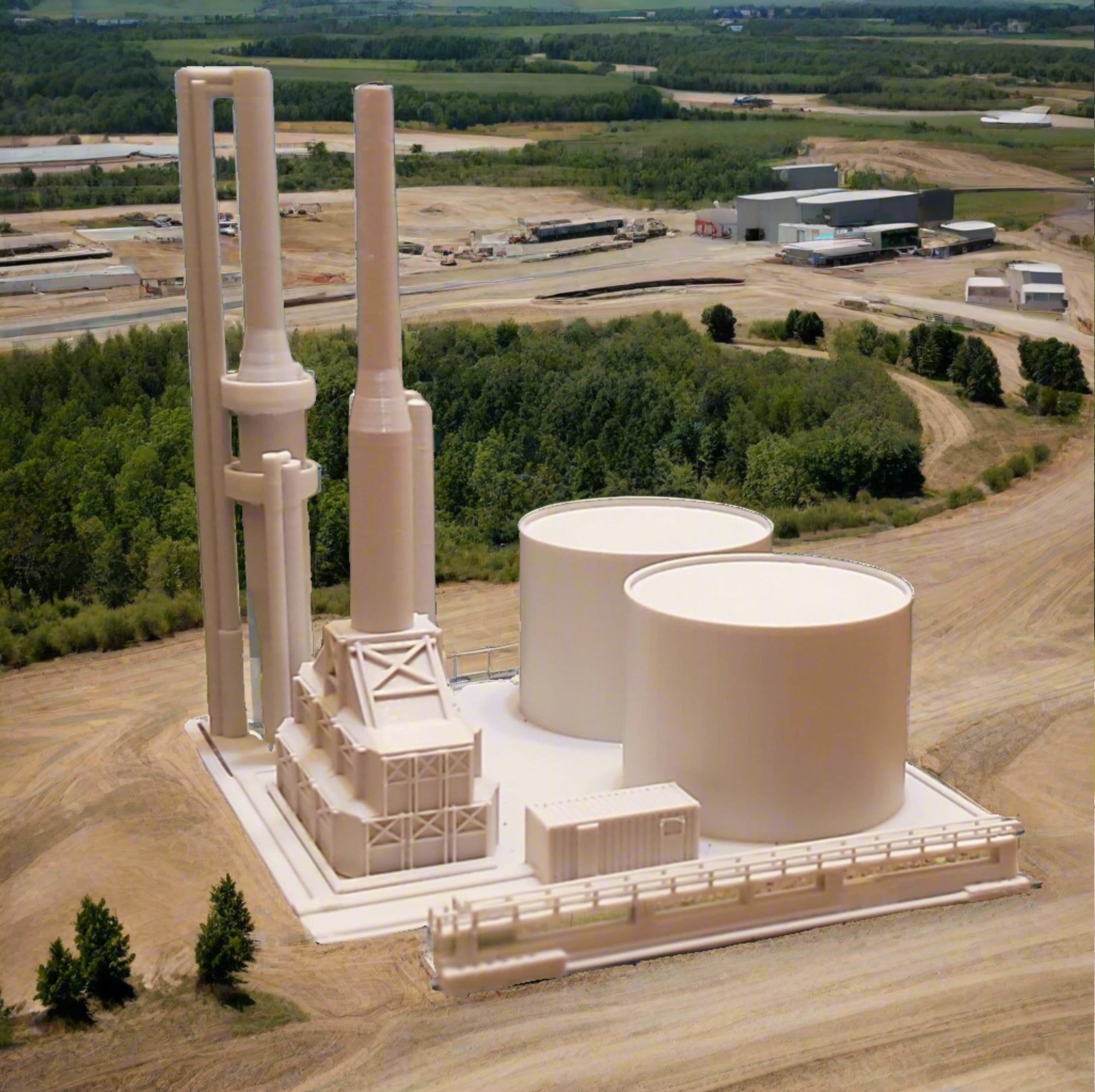 N Scale Oil / LNG Refinery: Industrial Refining Excellence – Wapiti ...