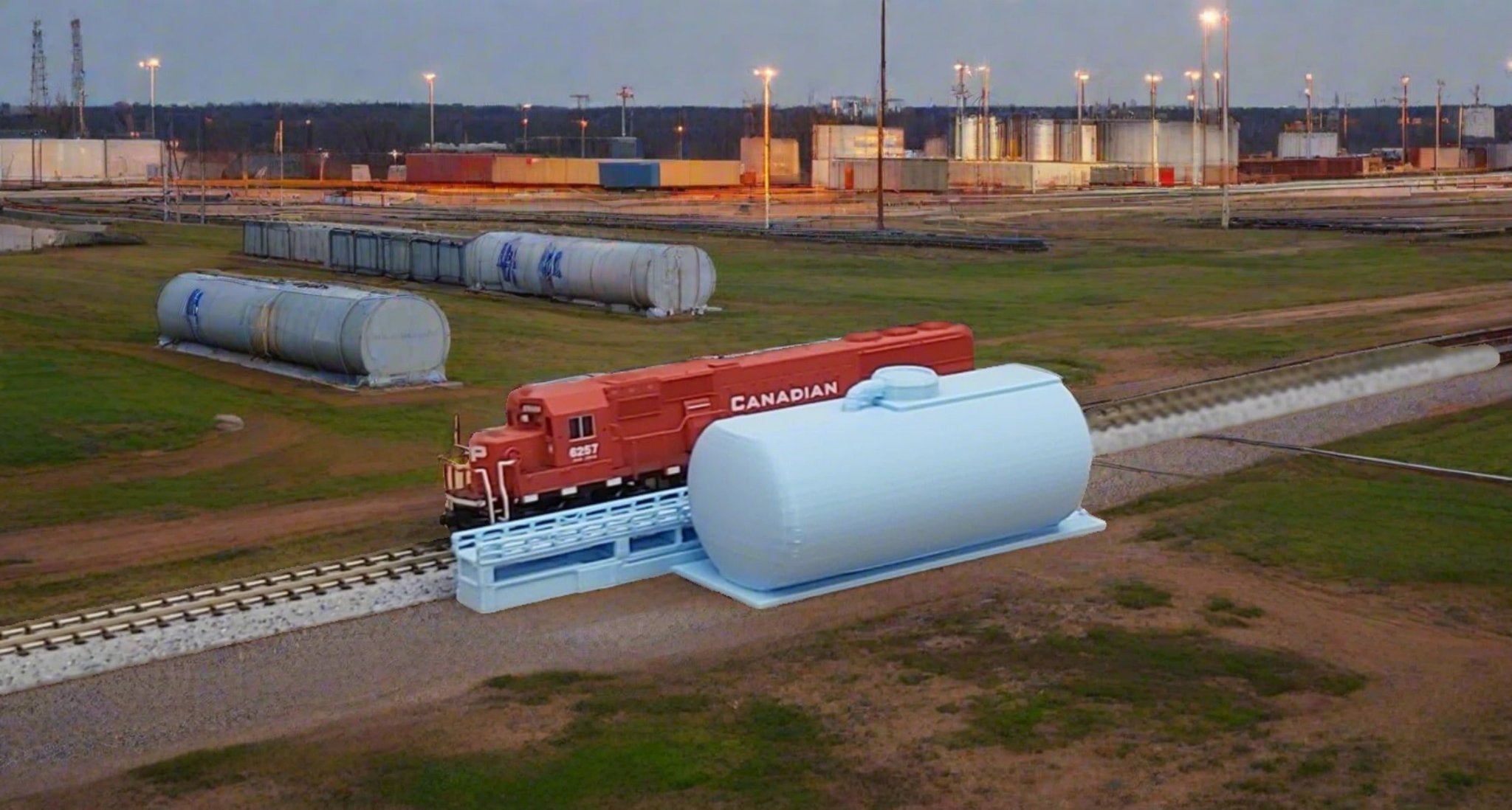 N Scale Storage Tank: Ideal for Tight Spaces 2 Pack – Wapiti Rail Shops
