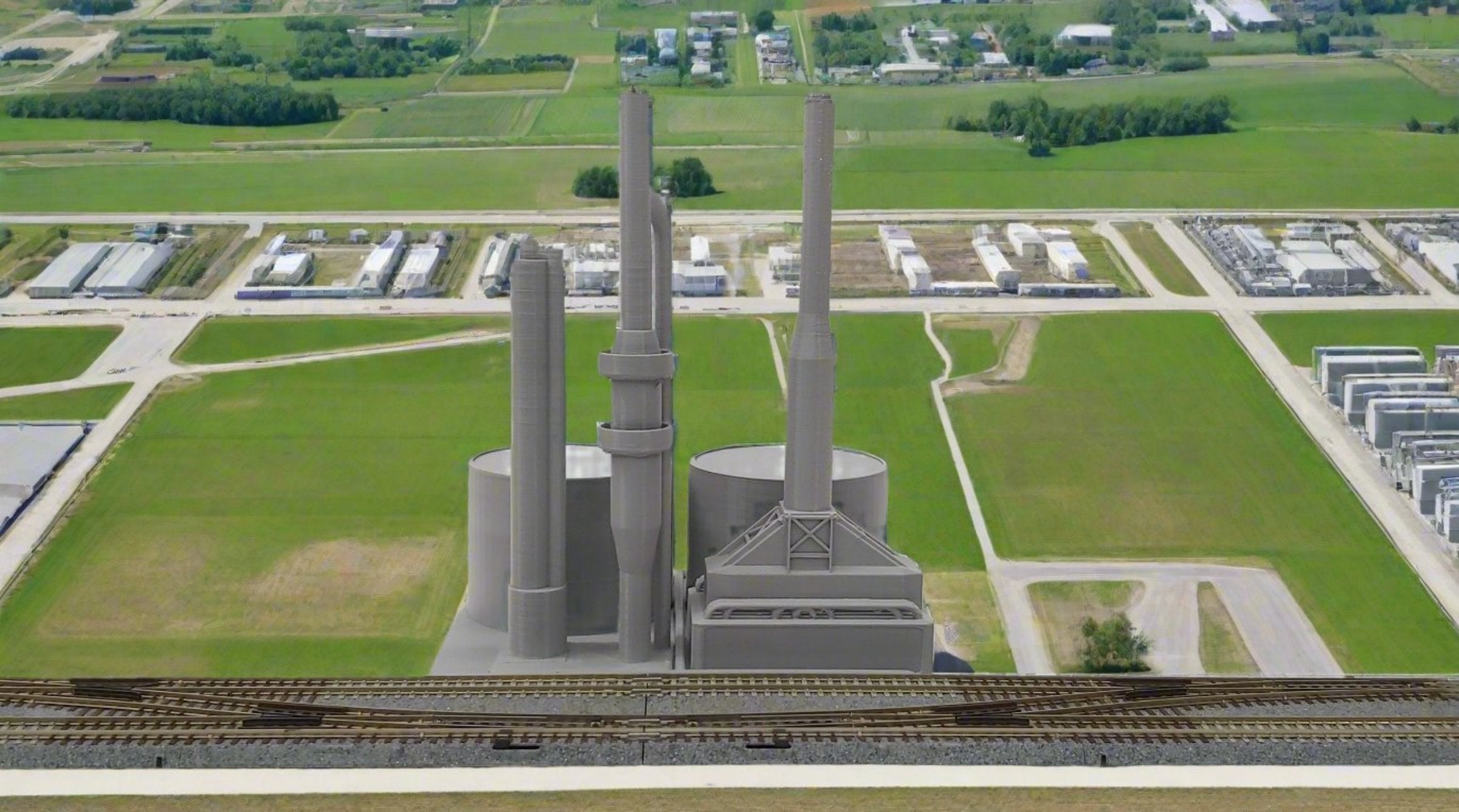 N Scale Oil Refinery Plant: Industrial Refining Excellence – Wapiti ...